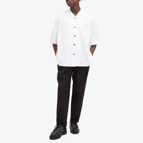 Jil Sander Pocket Vacation Shirt In Optic White - 55% Off